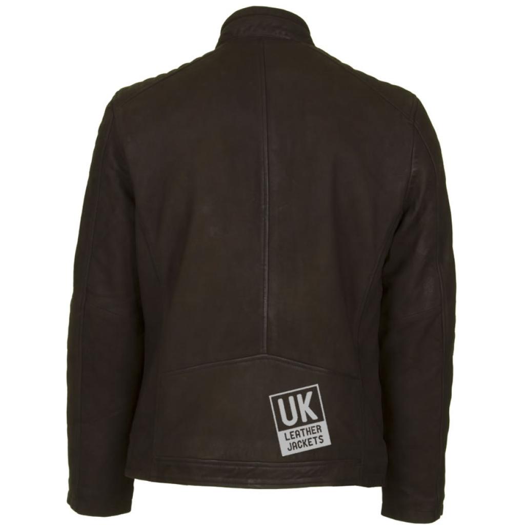 Mens Brown Nubuck Suede Jacket -Helium | Free UK Delivery